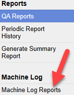 Machine Log Reports – Image Owl